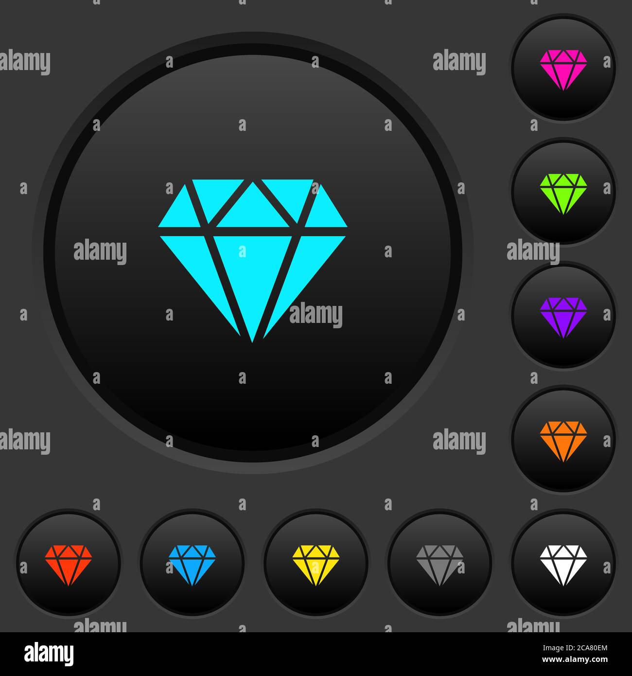 Diamond on dark color Stock Vector Images - Alamy