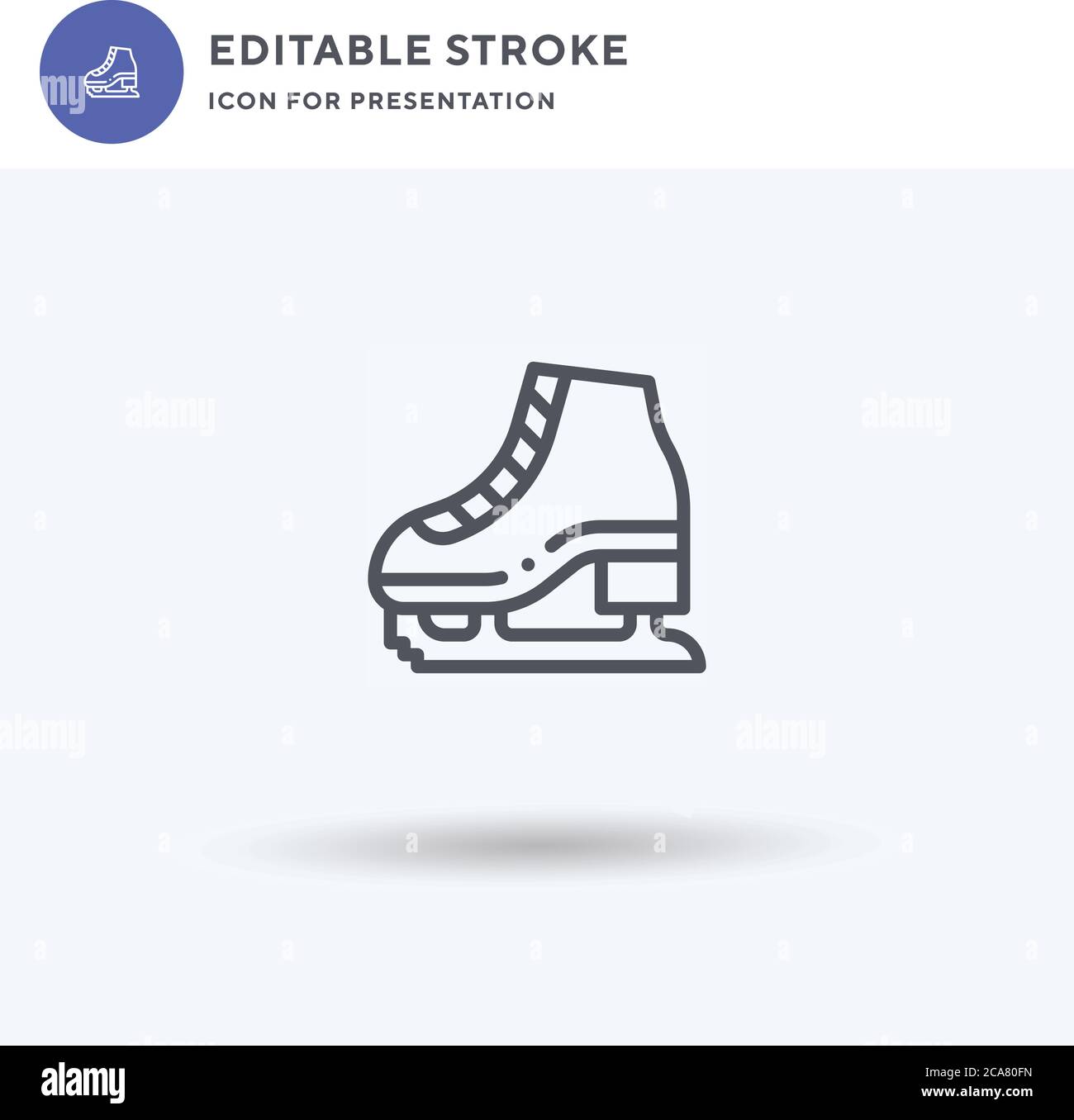 Ice Skating icon vector, filled flat sign, solid pictogram isolated on ...