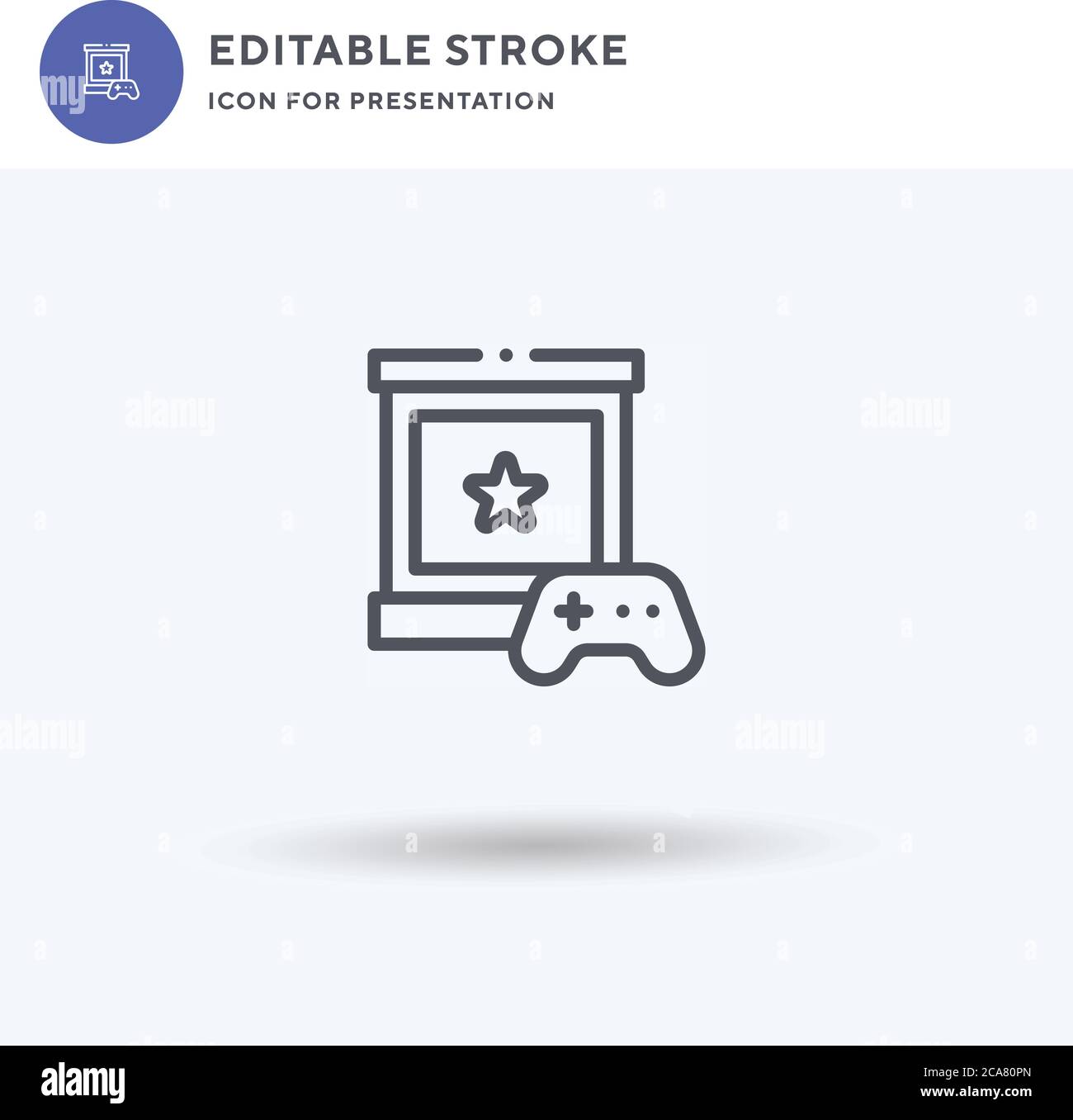 Arcade icon vector, filled flat sign, solid pictogram isolated on white ...