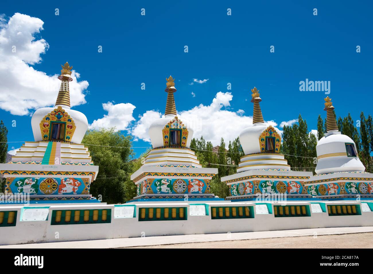 Ladakh, India - Tibetan Stupa at The Dalai Lama's Palace (JIVETSAL ...