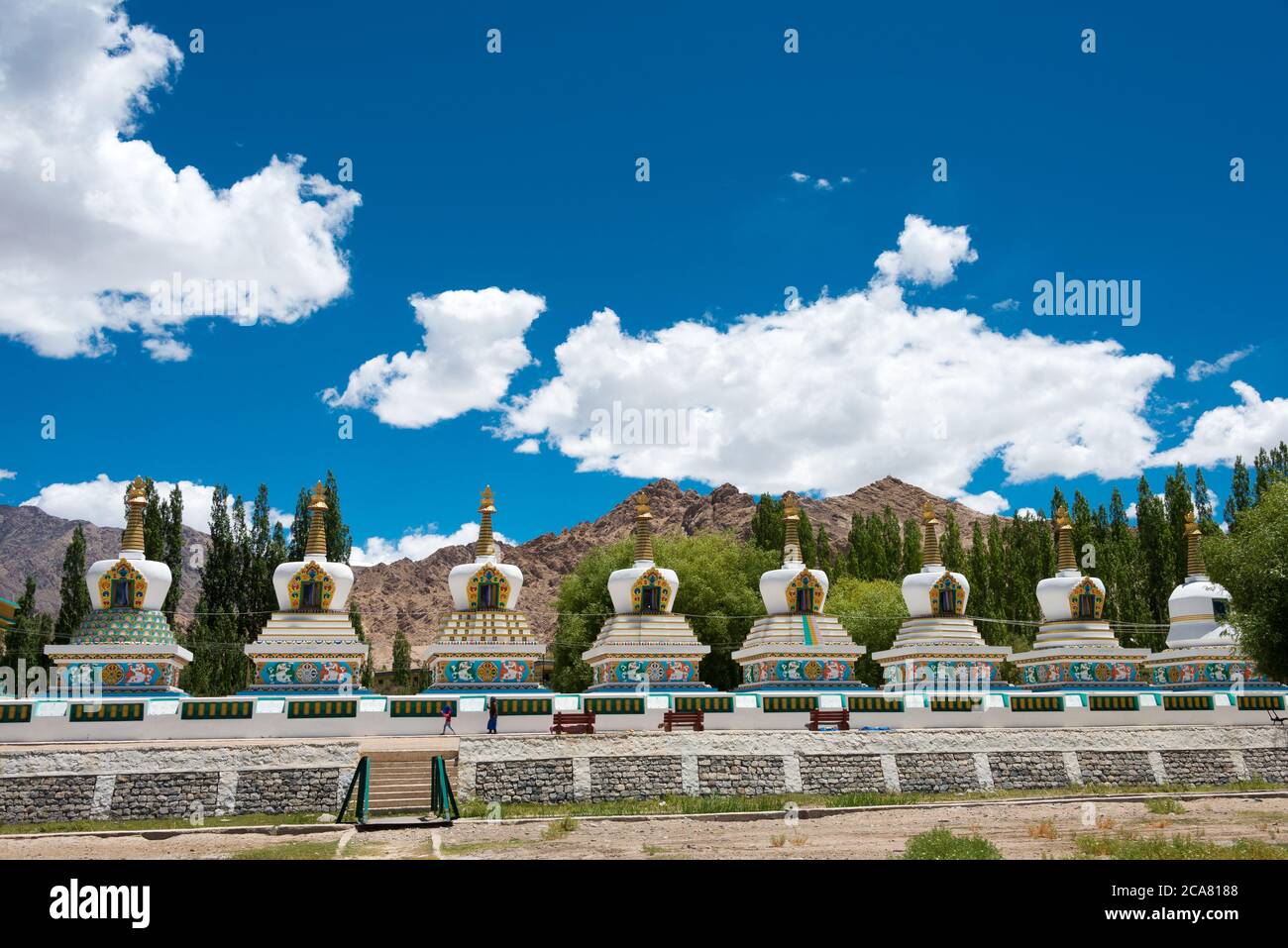 Ladakh, India - Tibetan Stupa at The Dalai Lama's Palace (JIVETSAL ...