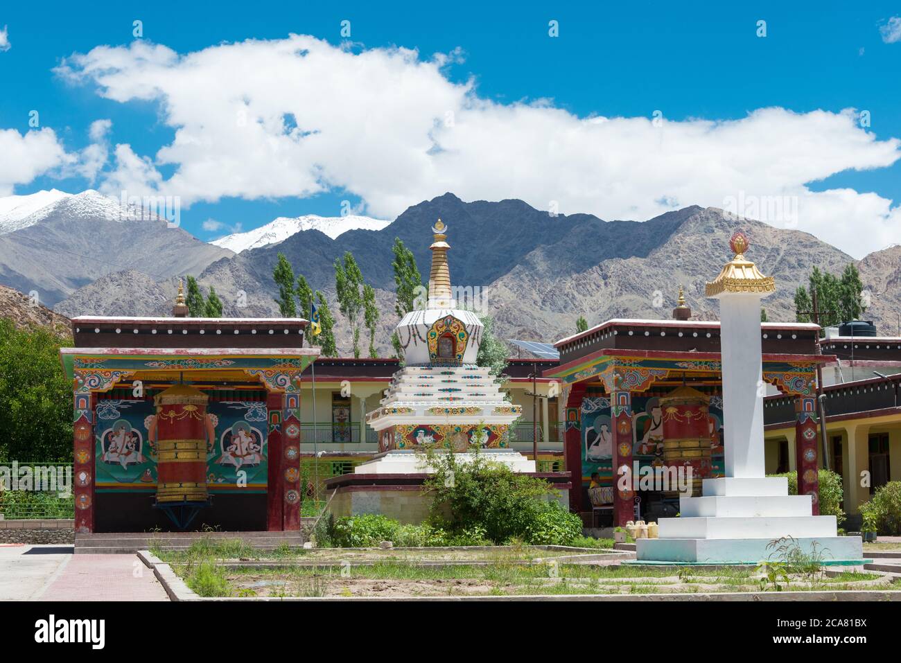 Ladakh, India - Karma Dupgyud Choeling Monastery in Choglamsar, Ladakh ...