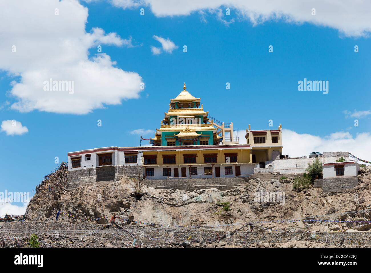 Ladakh, India - Zangdok Palri Monastery in Choglamsar, Ladakh, Jammu ...