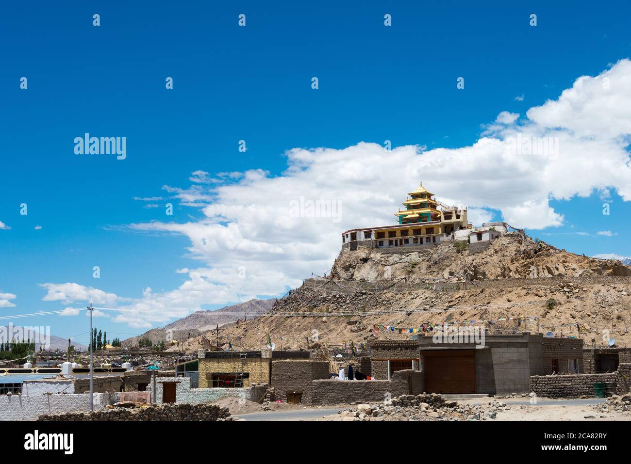 Ladakh, India - Zangdok Palri Monastery in Choglamsar, Ladakh, Jammu ...