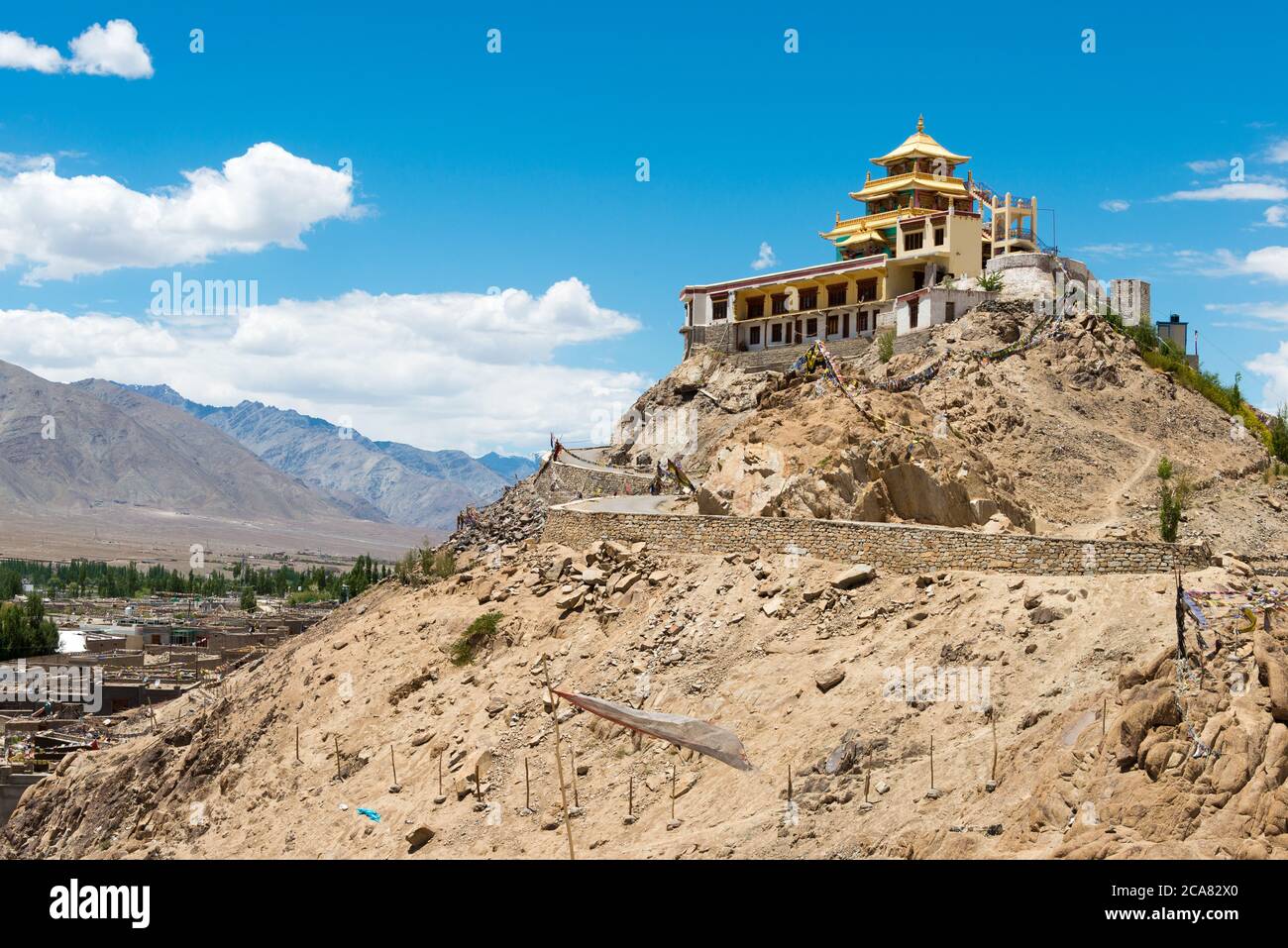 Ladakh, India - Zangdok Palri Monastery in Choglamsar, Ladakh, Jammu ...