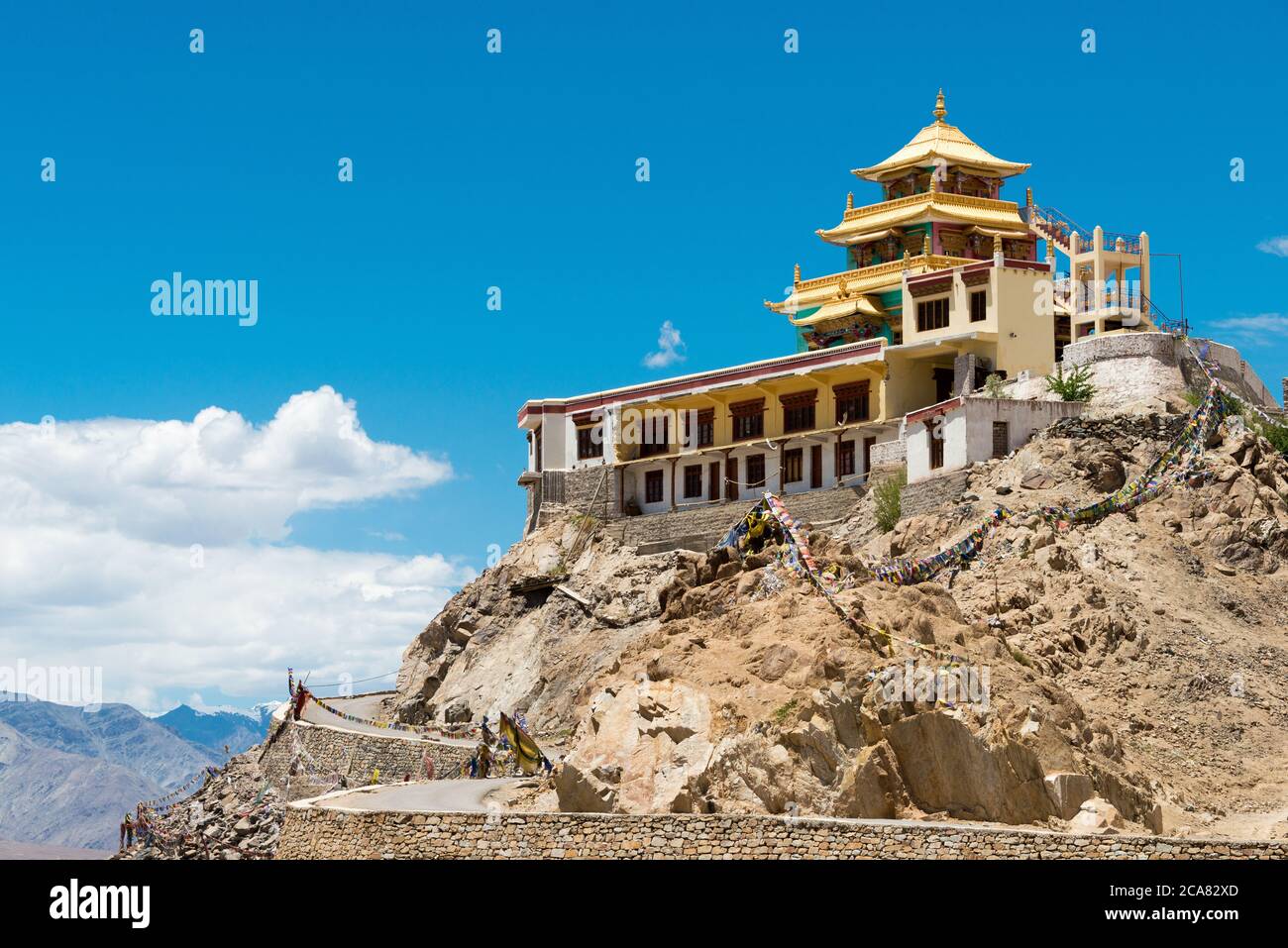 Ladakh, India - Zangdok Palri Monastery in Choglamsar, Ladakh, Jammu ...