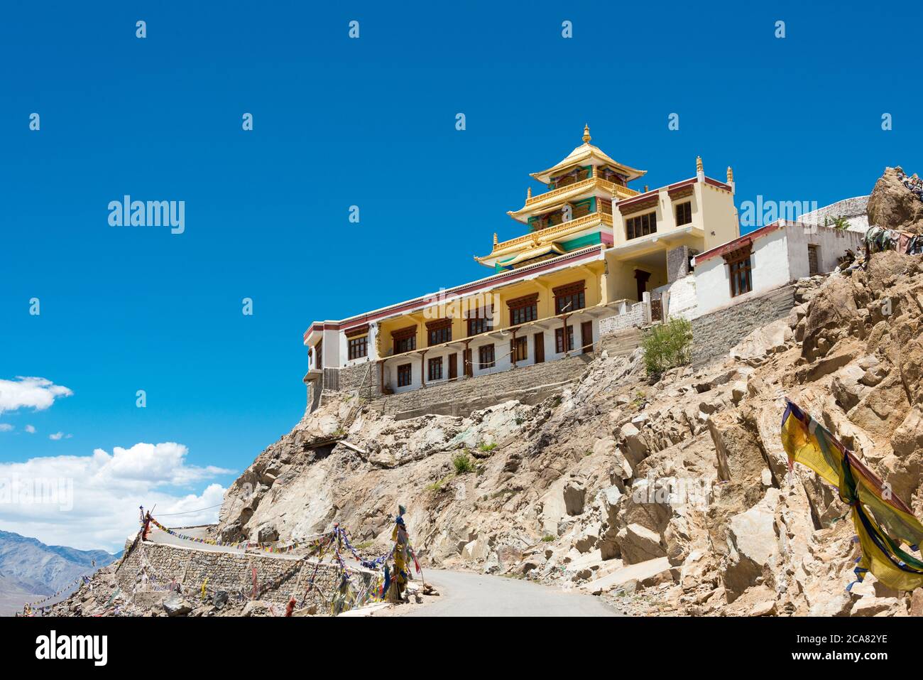 Ladakh, India - Zangdok Palri Monastery in Choglamsar, Ladakh, Jammu ...