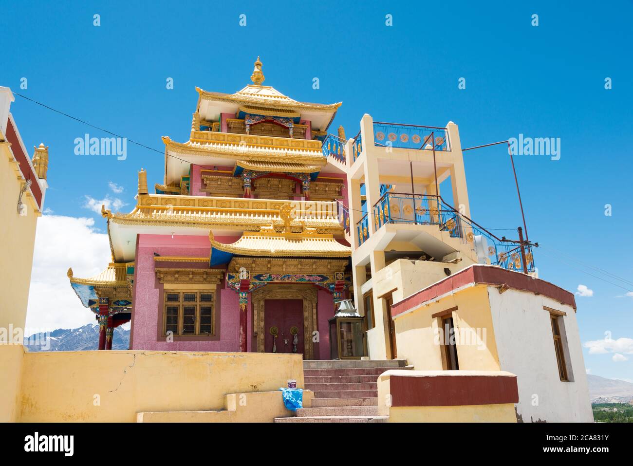 Ladakh, India - Zangdok Palri Monastery in Choglamsar, Ladakh, Jammu ...