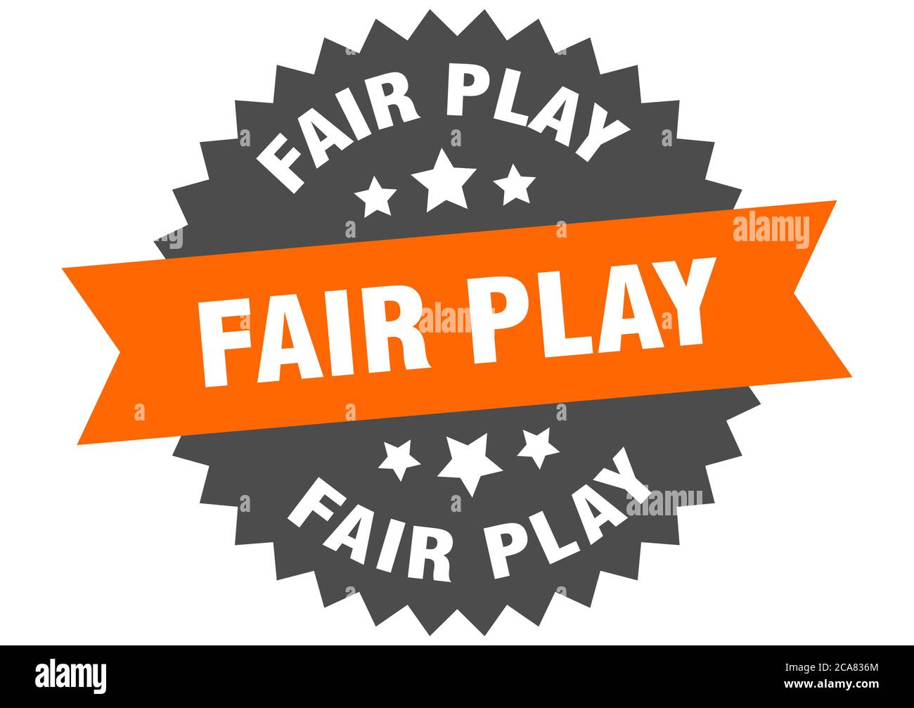 fair play round isolated ribbon label. fair play sign Stock Vector ...