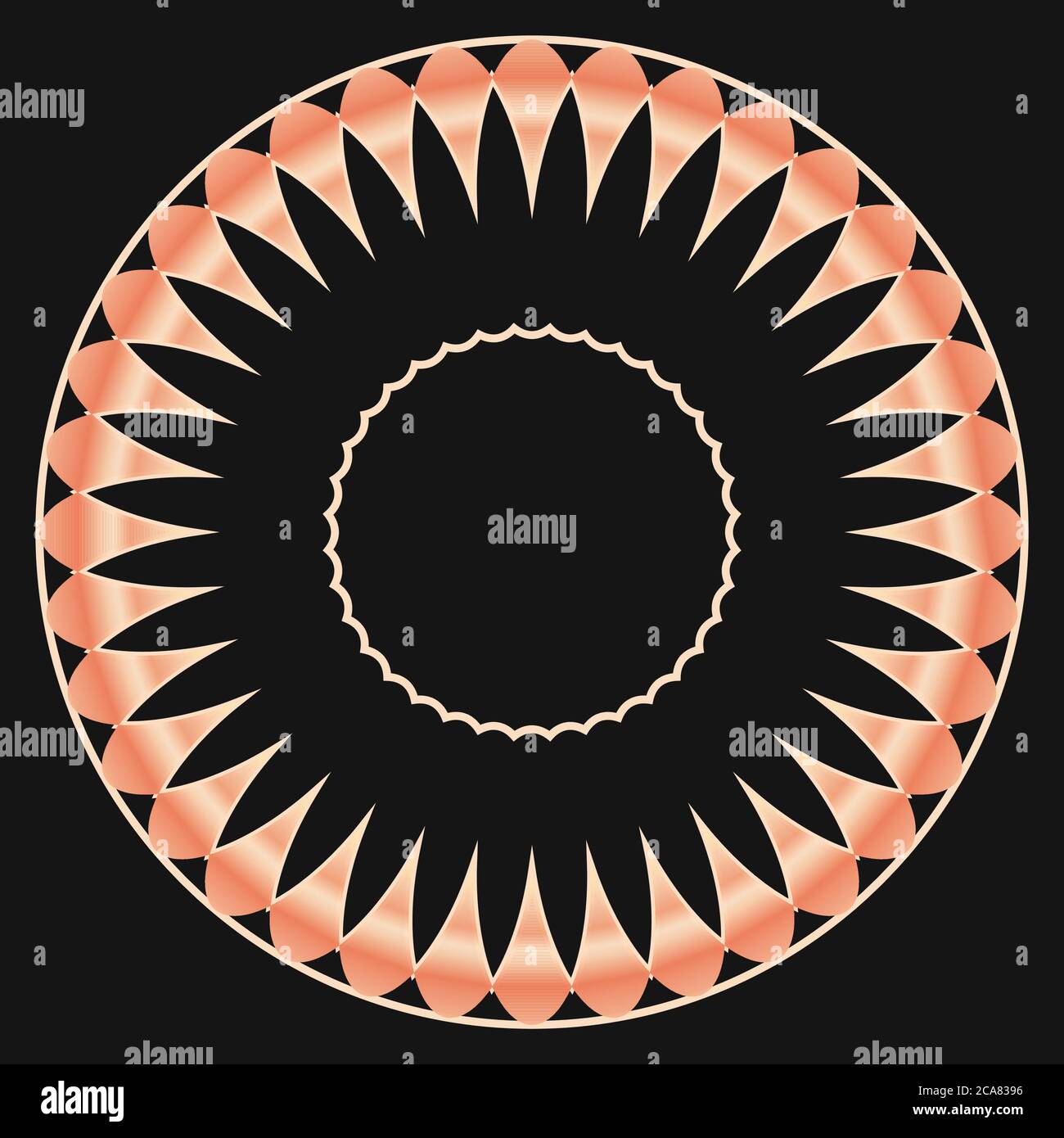 Rose gold patterns Stock Vector Images - Alamy