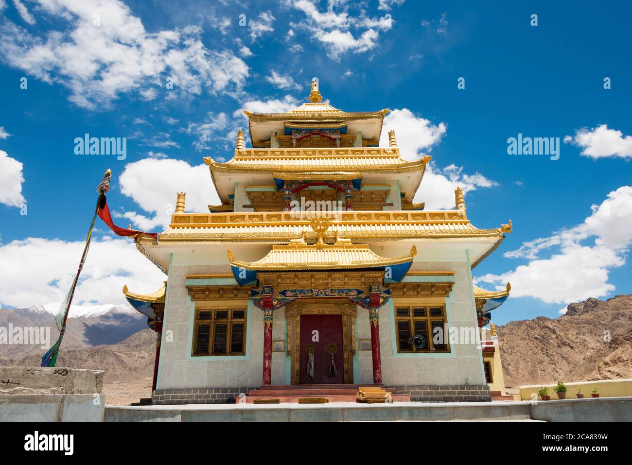 Ladakh, India - Zangdok Palri Monastery in Choglamsar, Ladakh, Jammu ...