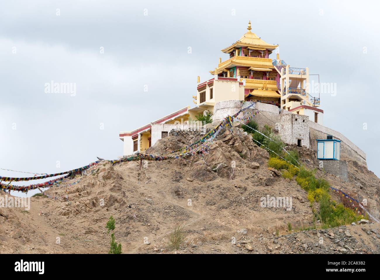 Ladakh, India - Zangdok Palri Monastery in Choglamsar, Ladakh, Jammu ...