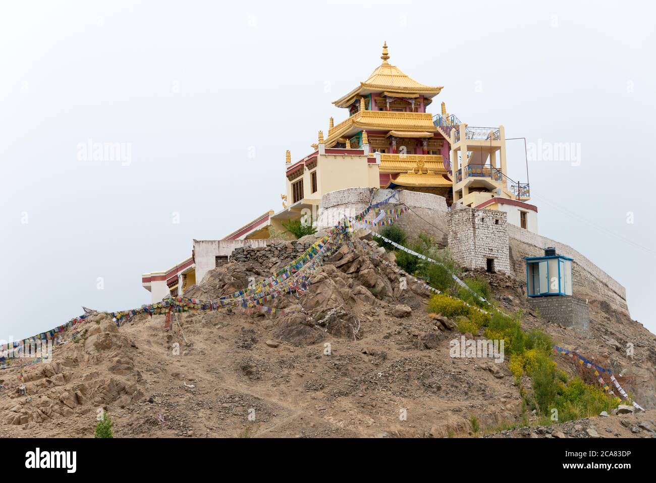 Ladakh, India - Zangdok Palri Monastery in Choglamsar, Ladakh, Jammu ...
