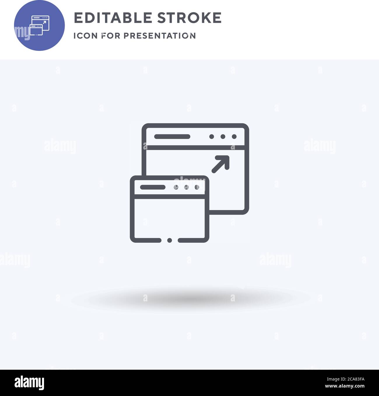 Expand icon vector, filled flat sign, solid pictogram isolated on white ...