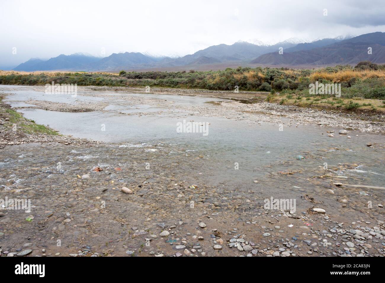 Ladakh, India - Indus River in Choglamsar, Ladakh, Jammu and Kashmir ...