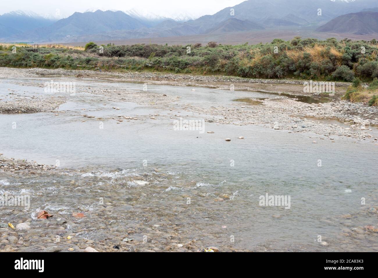 Ladakh, India - Indus River in Choglamsar, Ladakh, Jammu and Kashmir ...