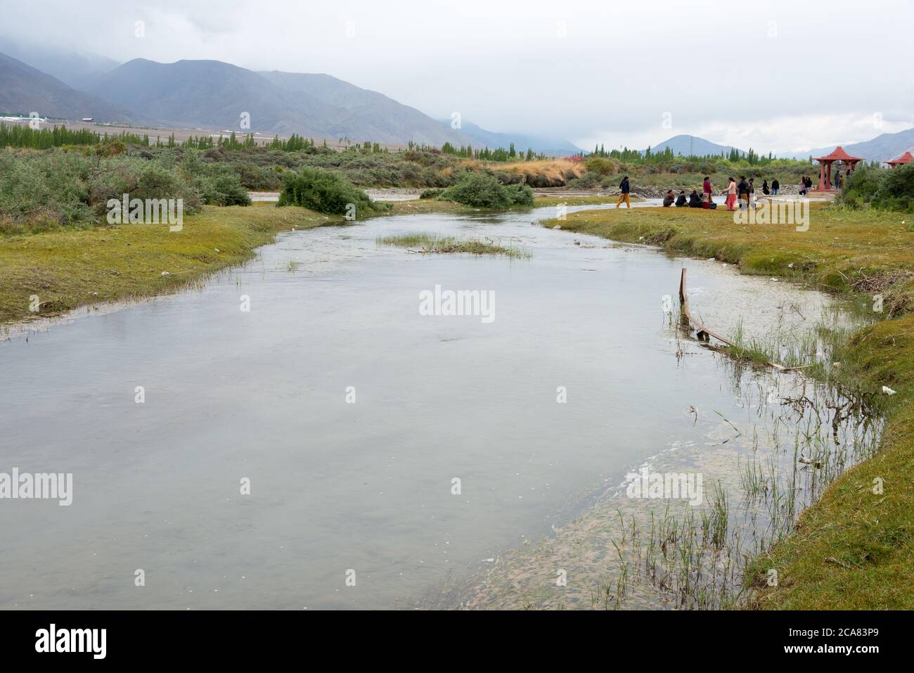 Ladakh, India - Indus River in Choglamsar, Ladakh, Jammu and Kashmir ...