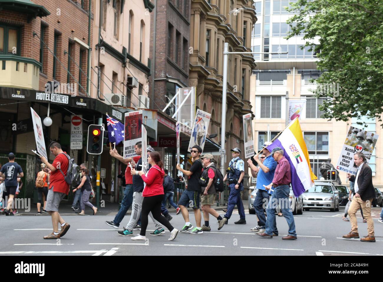 Party for Freedom held a Red October rally against white genocide in ...