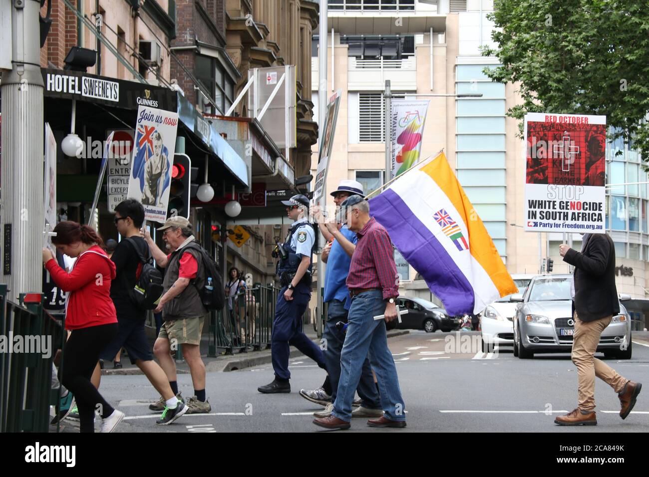 Party for Freedom held a Red October rally against white genocide in ...