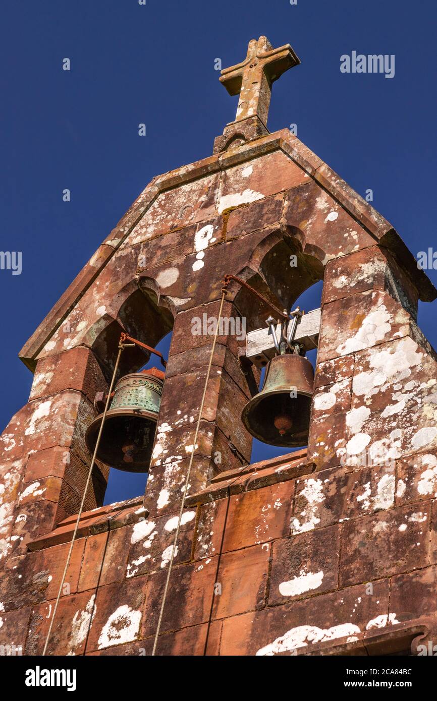 Church bell tower at Ulpha, Lake District, Cumbria, England Stock Photo ...