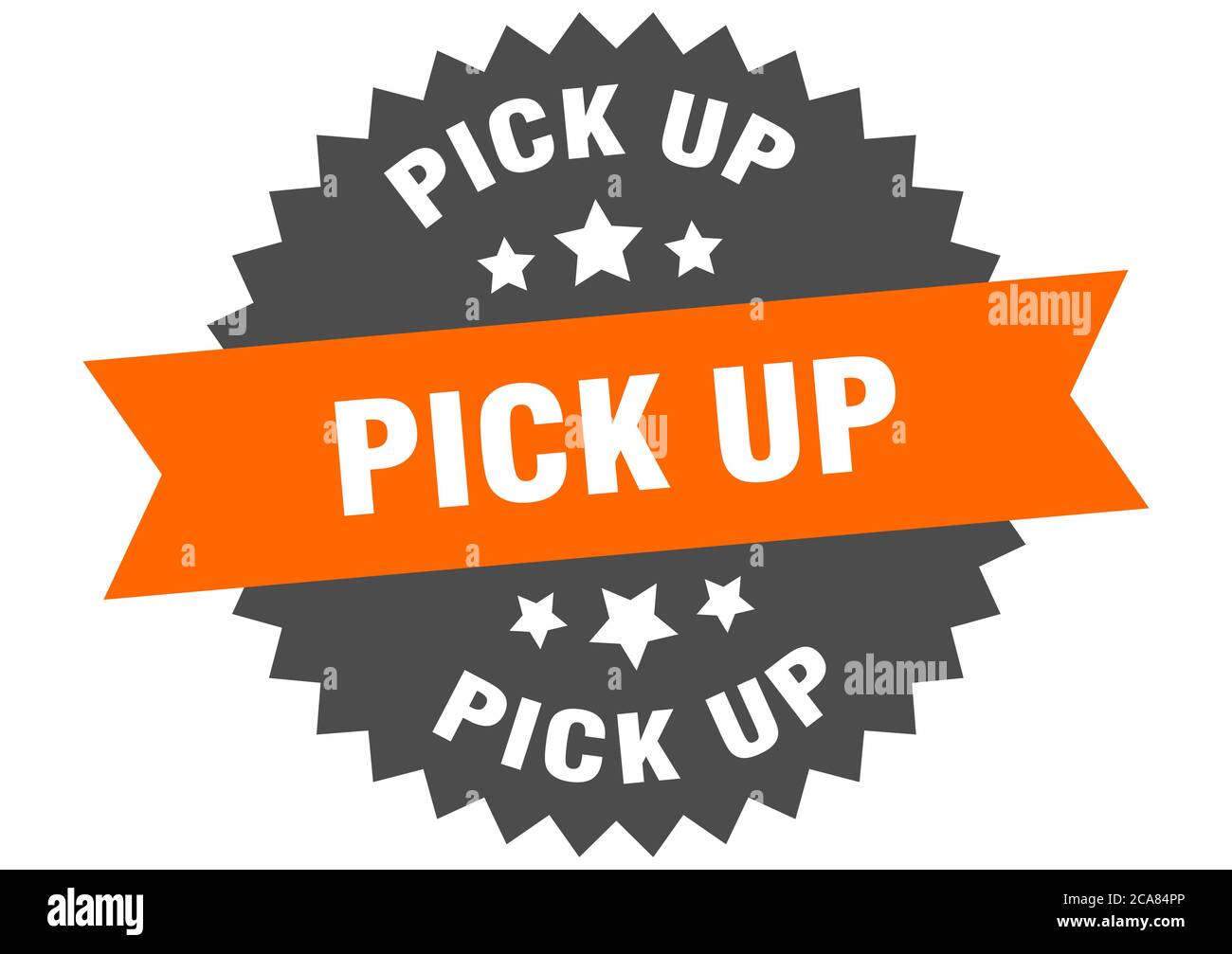 Pick up stamp round Stock Vector Images - Alamy