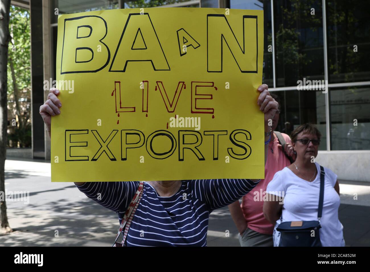 Ban live exports protest in Sydney, Australia Stock Photo - Alamy