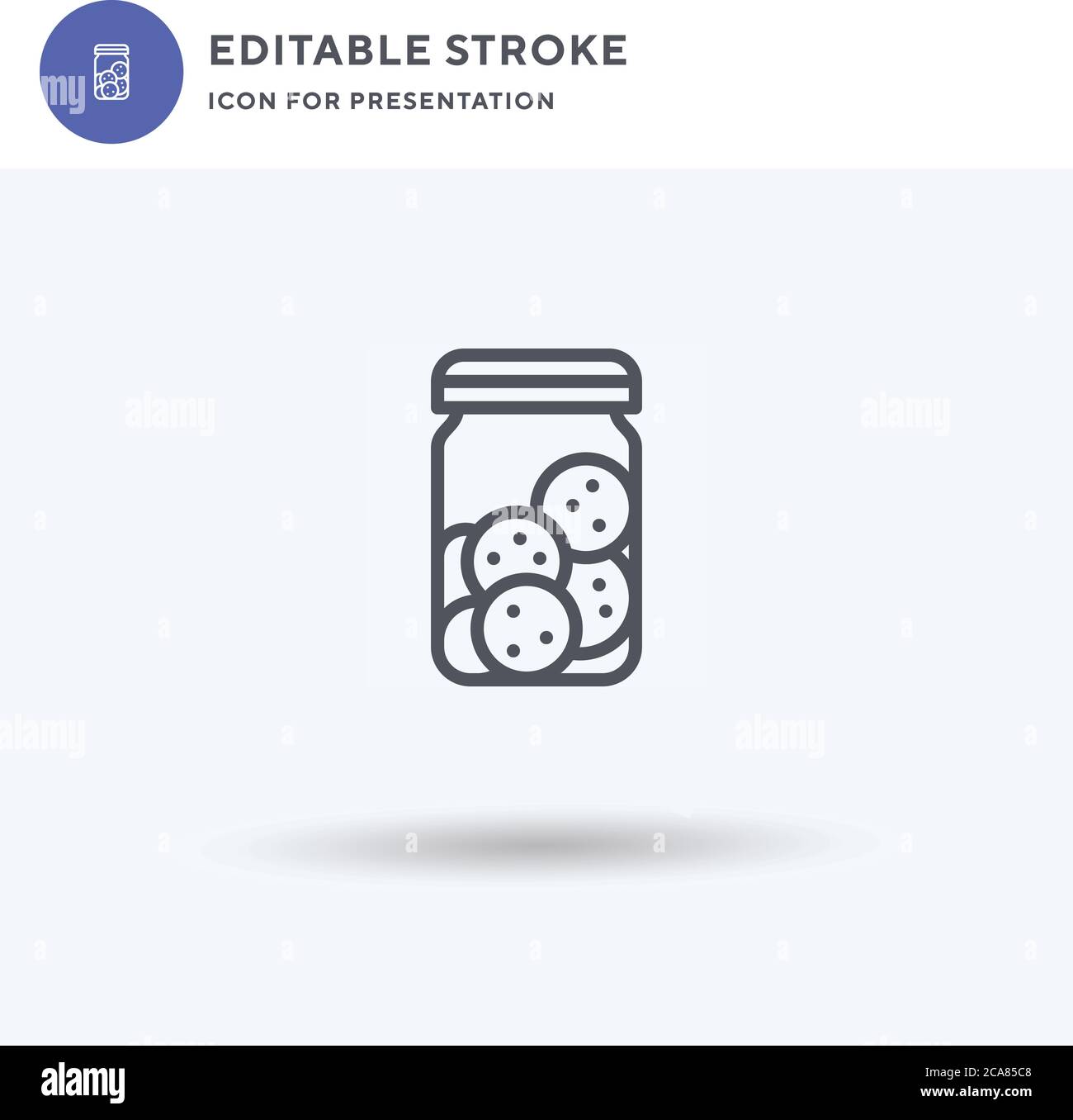 Cookies icon vector, filled flat sign, solid pictogram isolated on ...