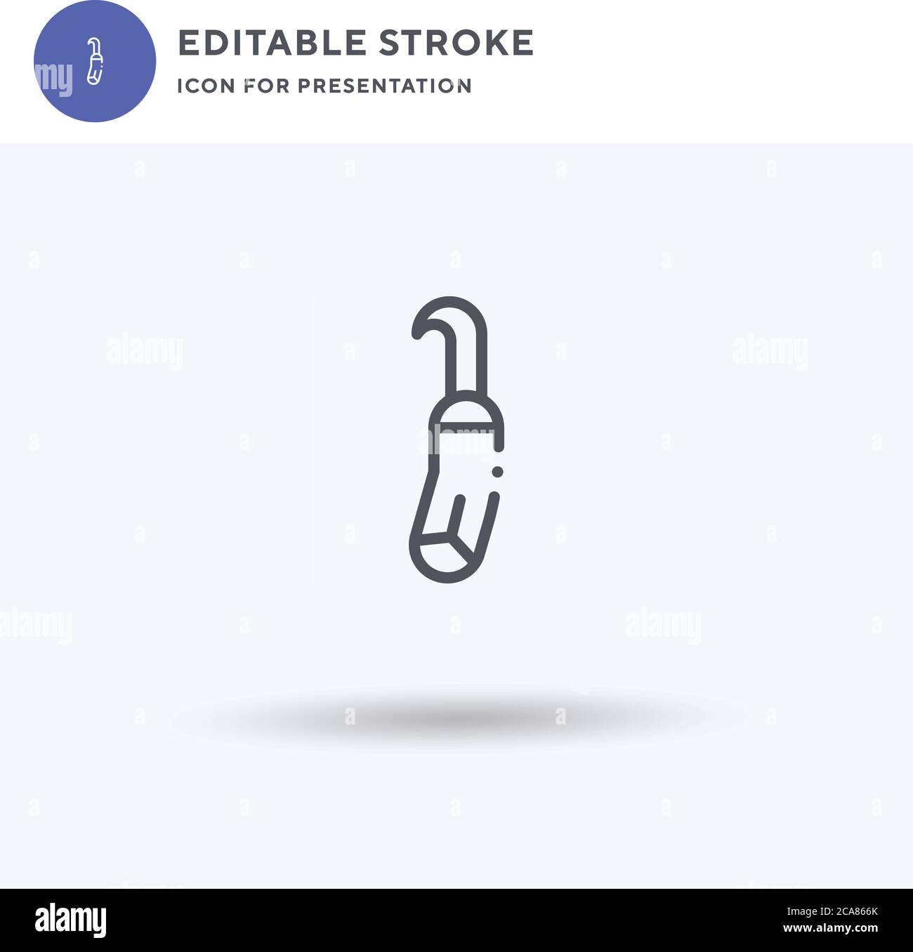 Hoof icon vector, filled flat sign, solid pictogram isolated on white ...