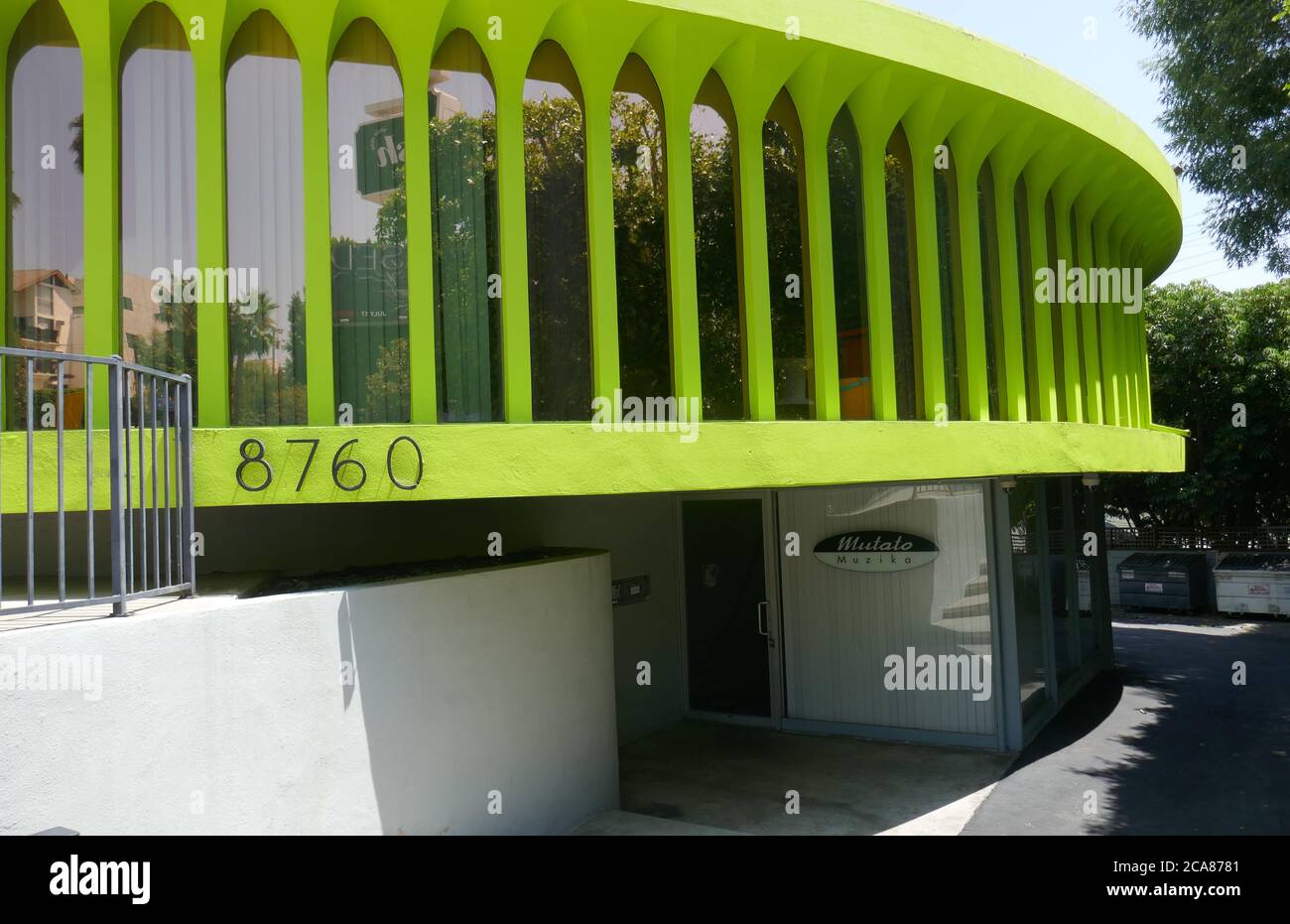 West Hollywood, California, USA 4th August2020 A general view of ...