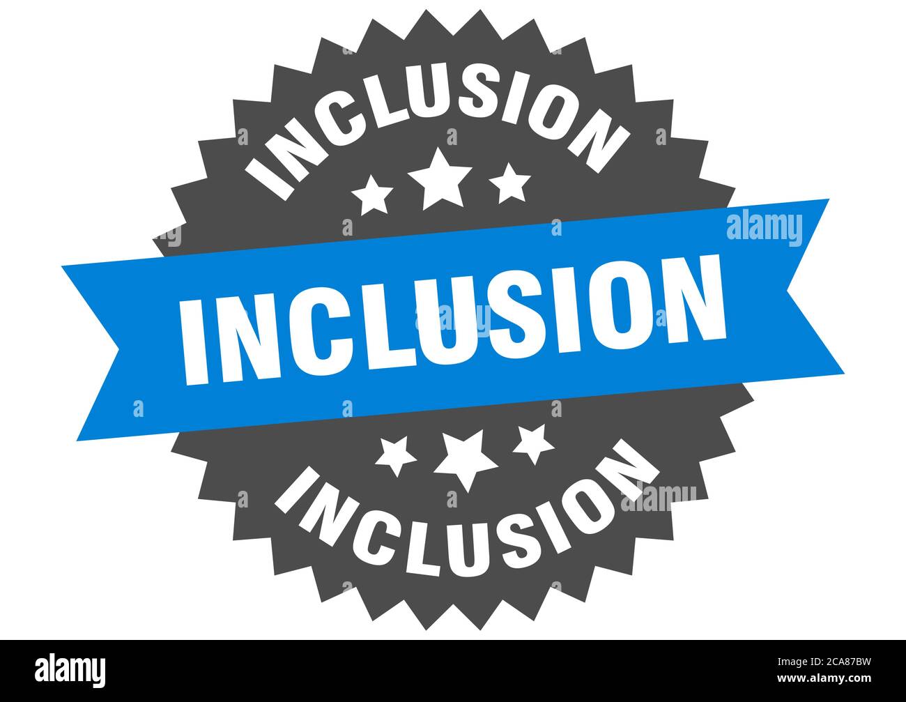inclusion round isolated ribbon label. inclusion sign Stock Vector ...