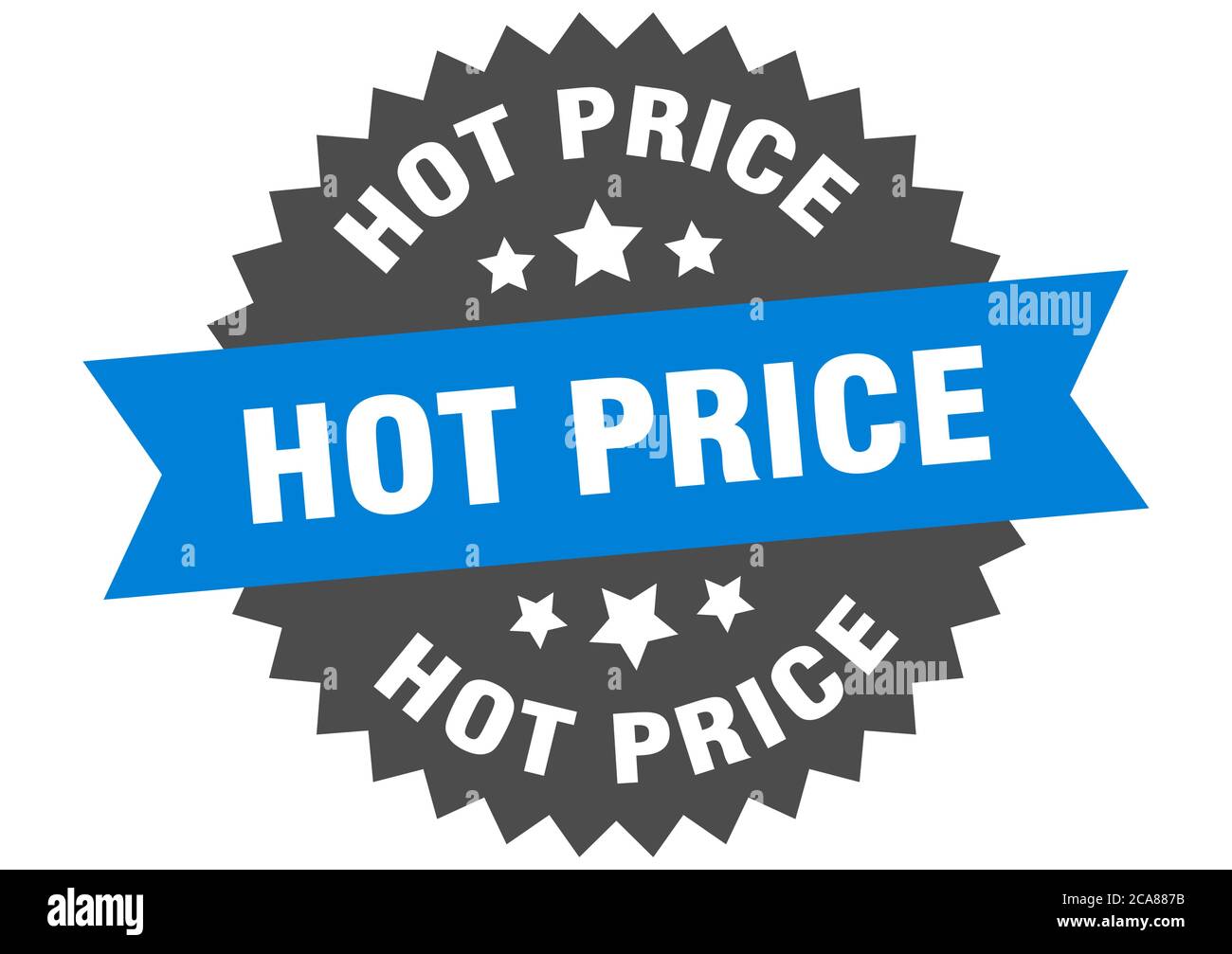 hot price round isolated ribbon label. hot price sign Stock Vector ...