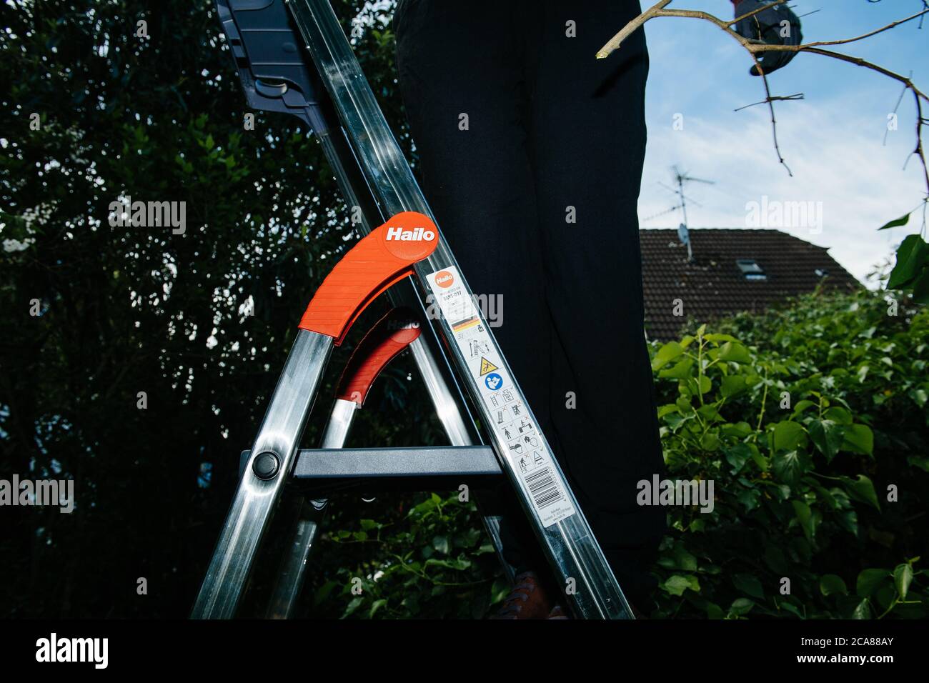 Paris, France - May 8, 2020: Close-up macro view of woman working in ...