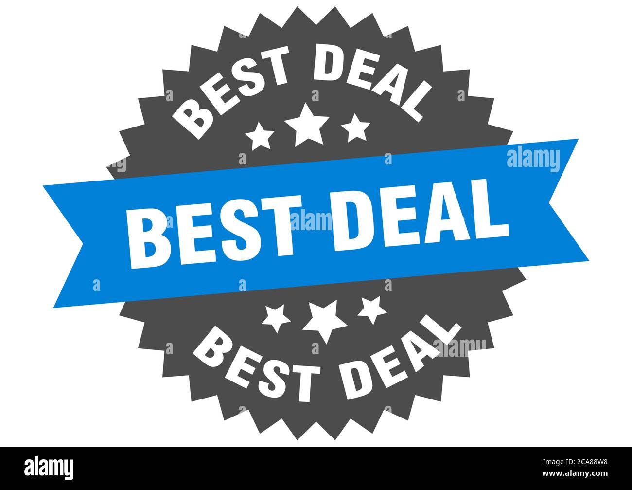 best deal round isolated ribbon label. best deal sign Stock Vector ...