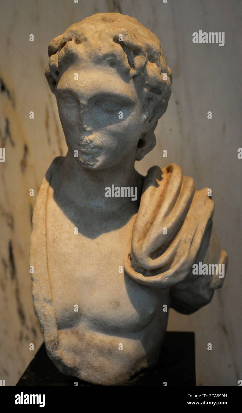 Alexander the Great (356-323 BC). Macedonian King. Portrait of ...