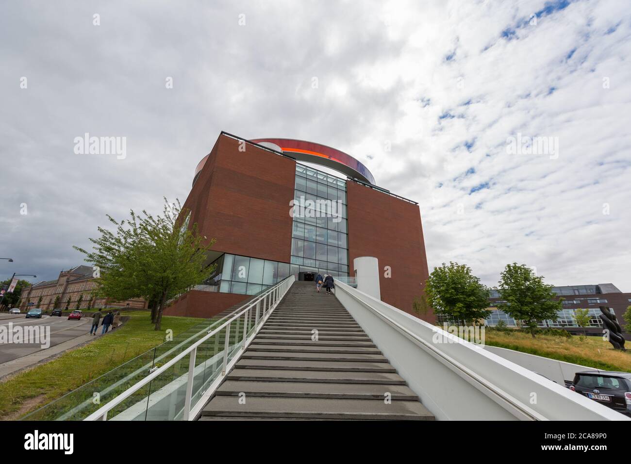 Denmark, Aarhus - 12th, July 2020. Exterior of the modern art museum ...