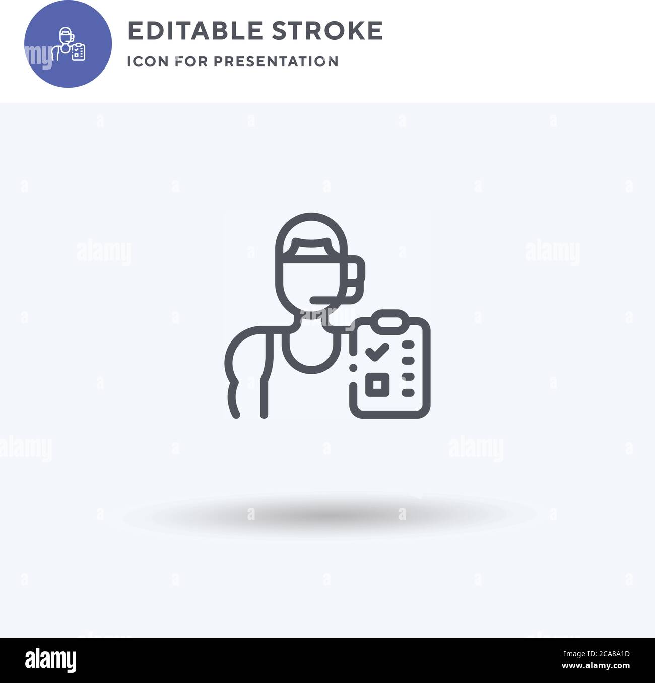 Personal icon vector, filled flat sign, solid pictogram isolated on ...