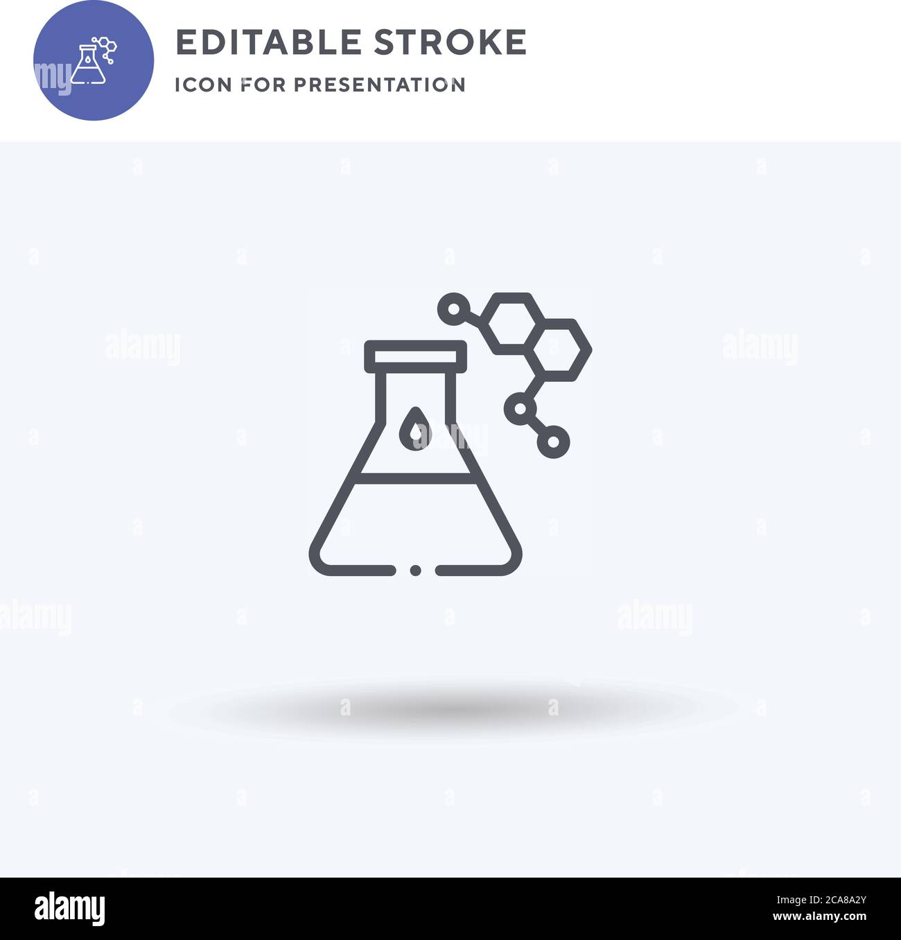 Flask icon vector, filled flat sign, solid pictogram isolated on white ...