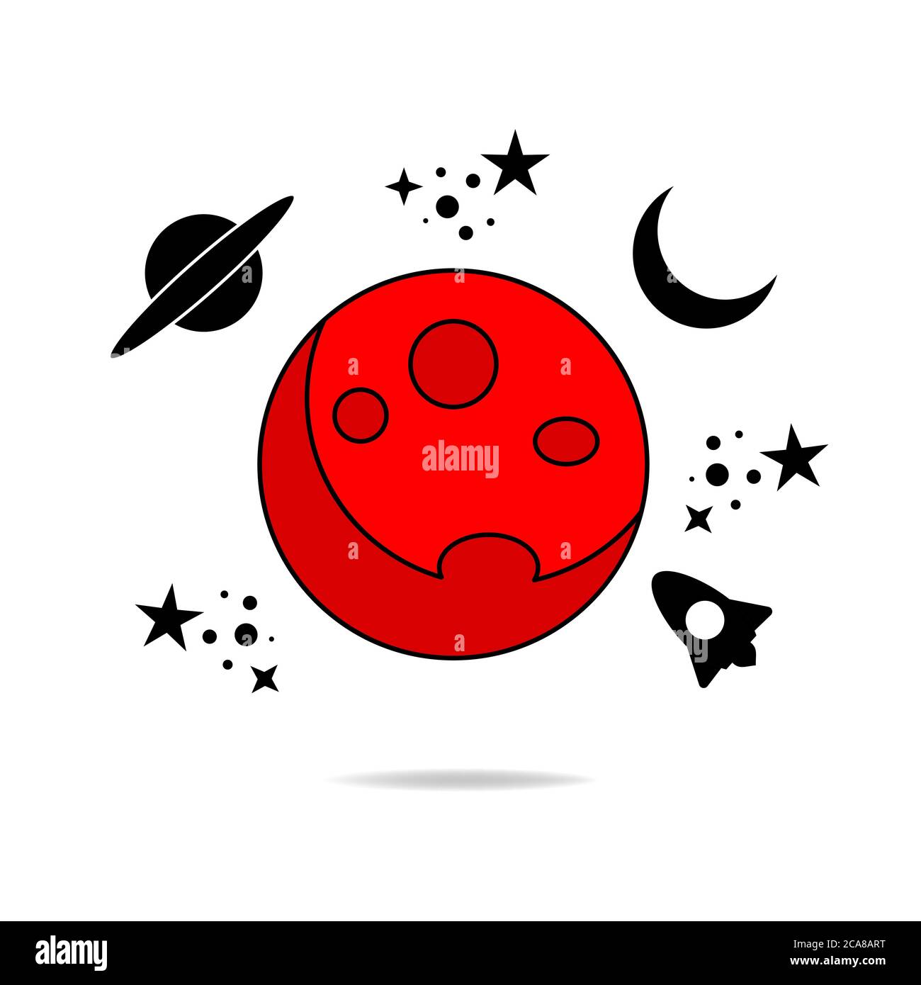 Mars Planeet Clipart