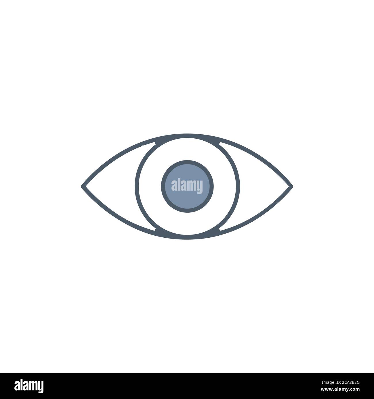 Eye sight icon, eyeball vision sign. eyesight symbol. Stock vector ...