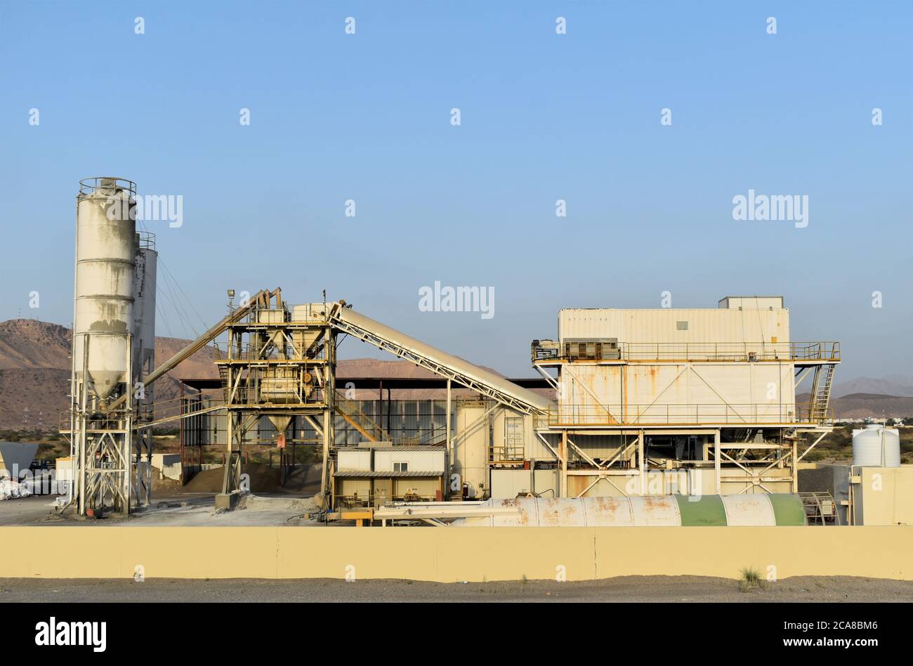 ready mix Concrete industry in muscat, Oman Stock Photo - Alamy