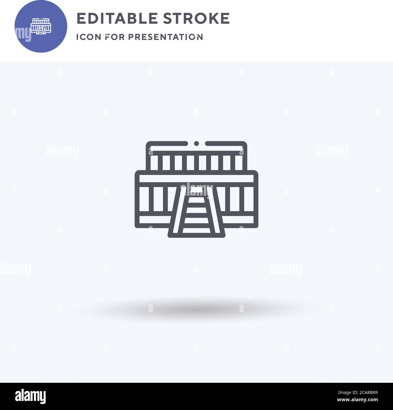 Temple icon vector, filled flat sign, solid pictogram isolated on white ...