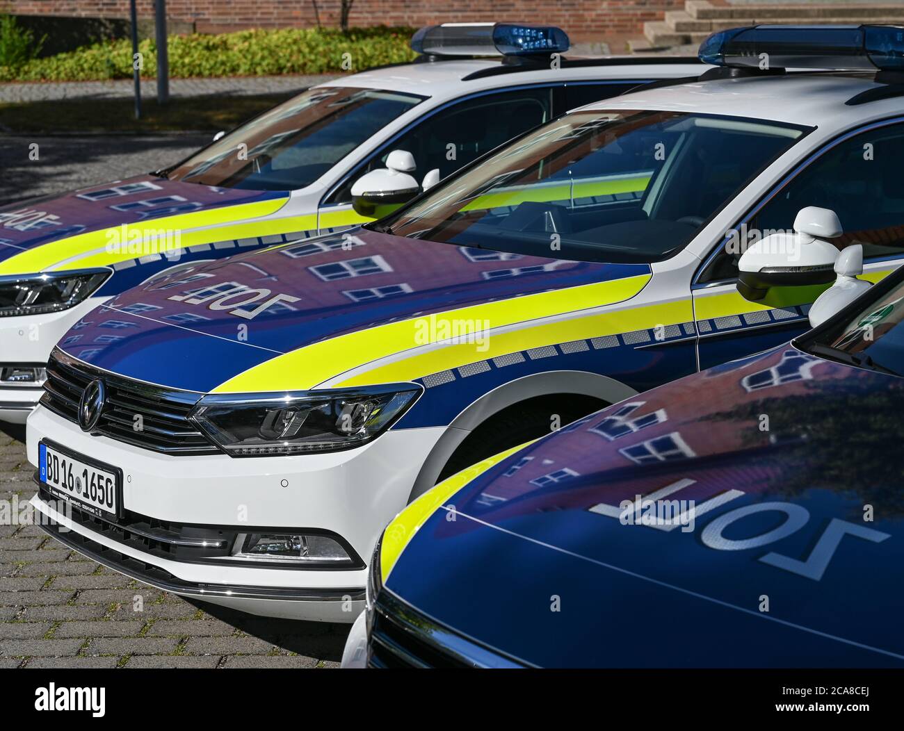 05 August 2020, Brandenburg, Frankfurt (Oder): New service vehicles in ...