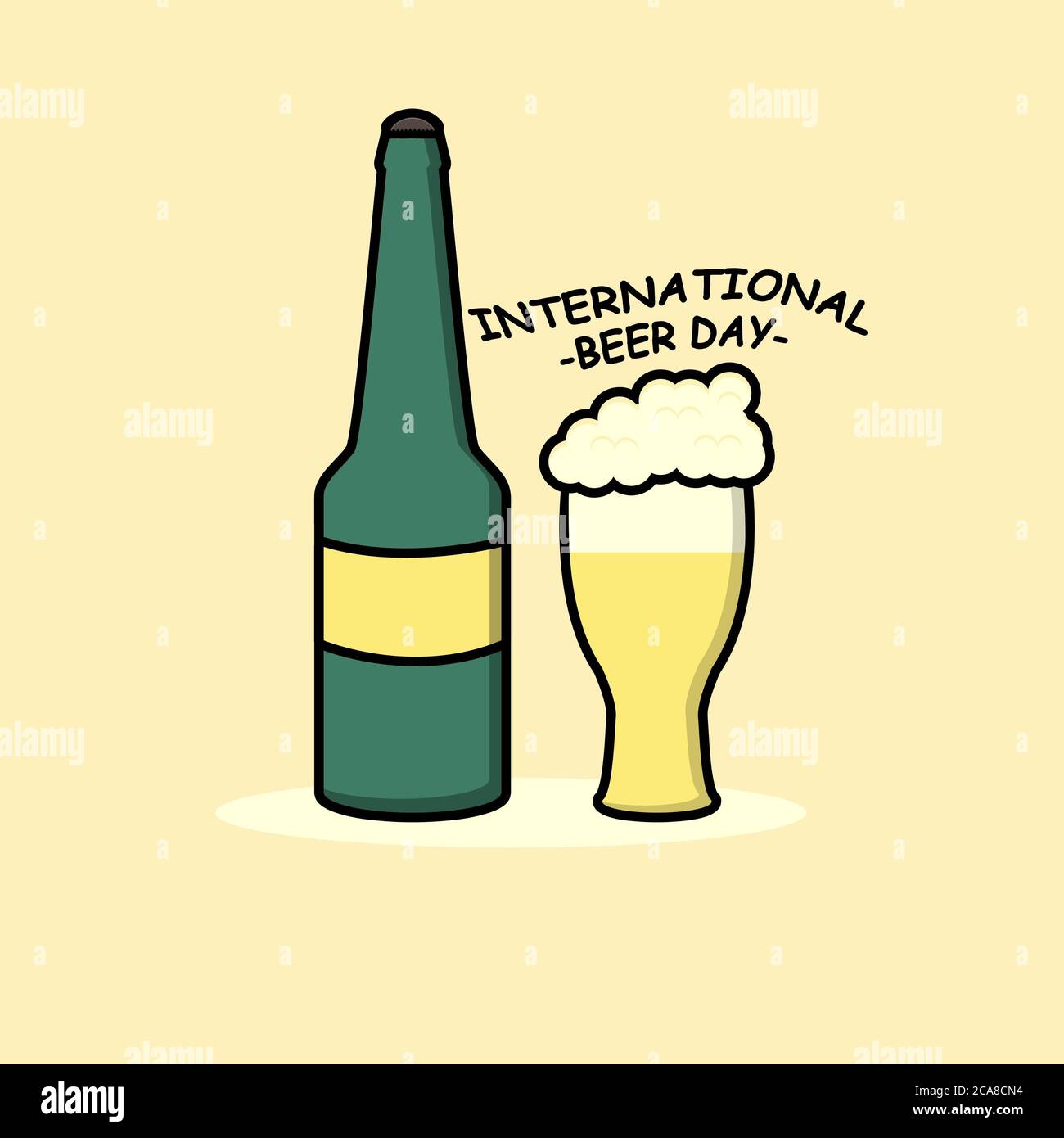 Cute beer mascot character collection. Vector cartoon illustration ...