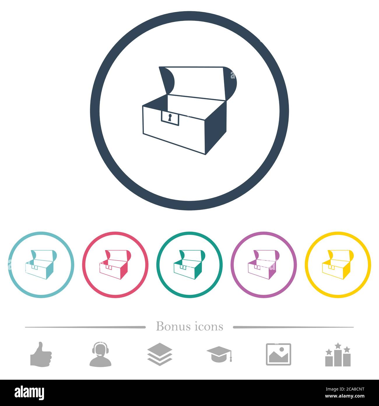 Treasure cabinet Stock Vector Images - Alamy