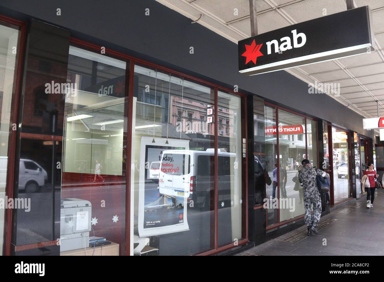 NAB (National Australia Bank) signage in Sydney, Australia Stock Photo ...
