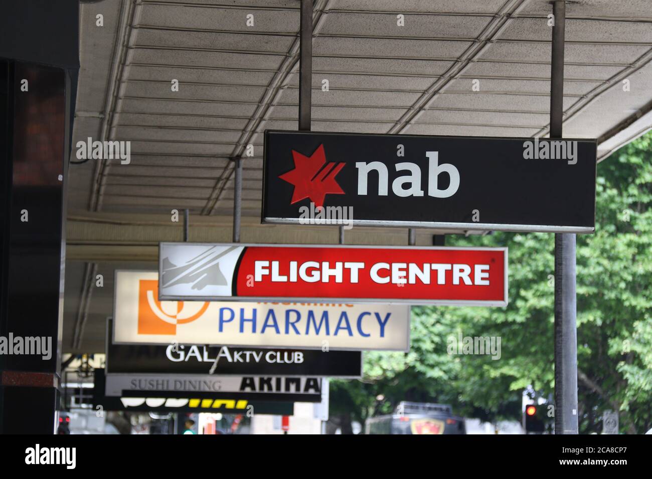 NAB (National Australia Bank) signage in Sydney, Australia Stock Photo ...