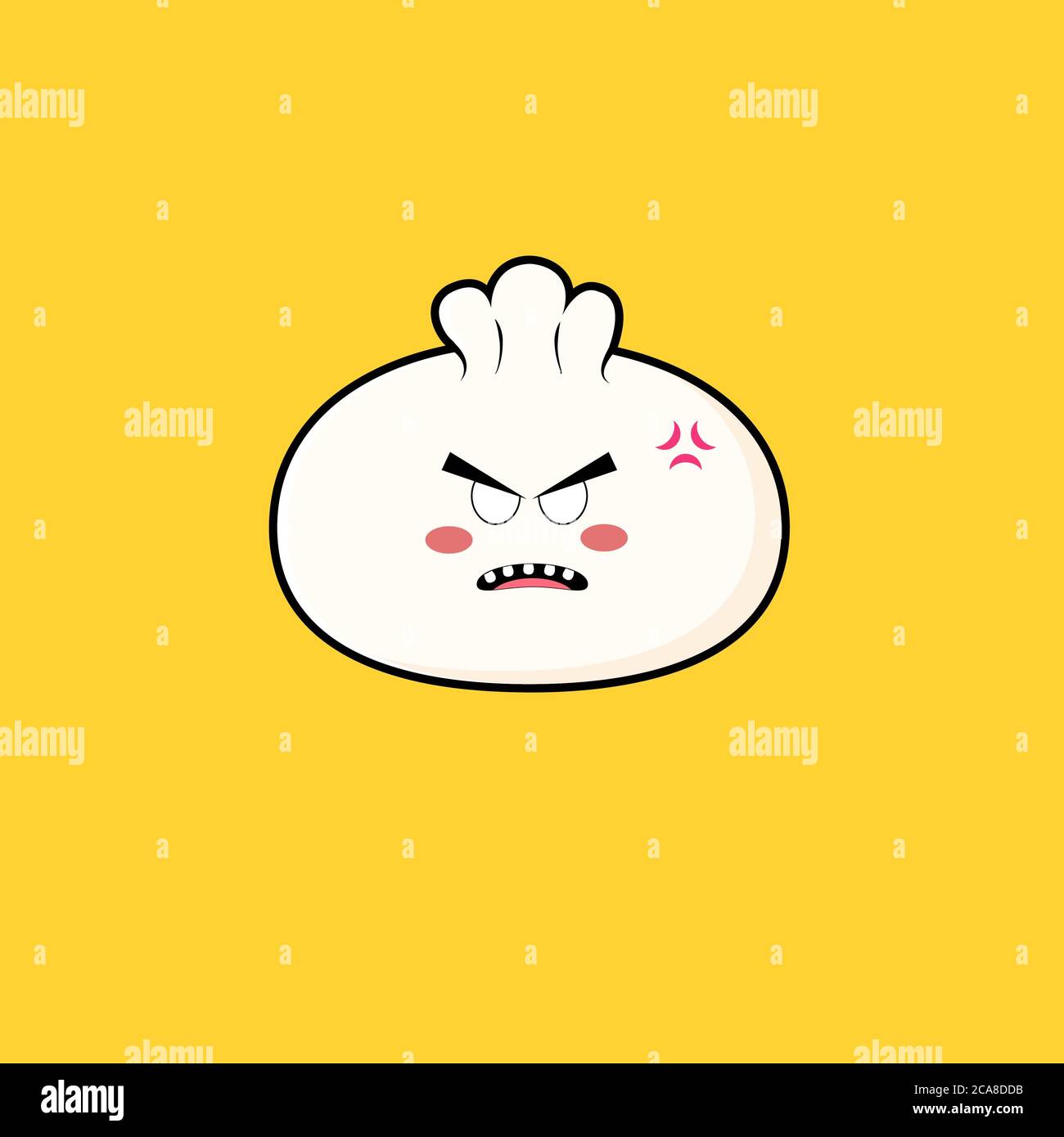 Cute Dim Sum Mascot Character.Vector cartoon illustration design ...