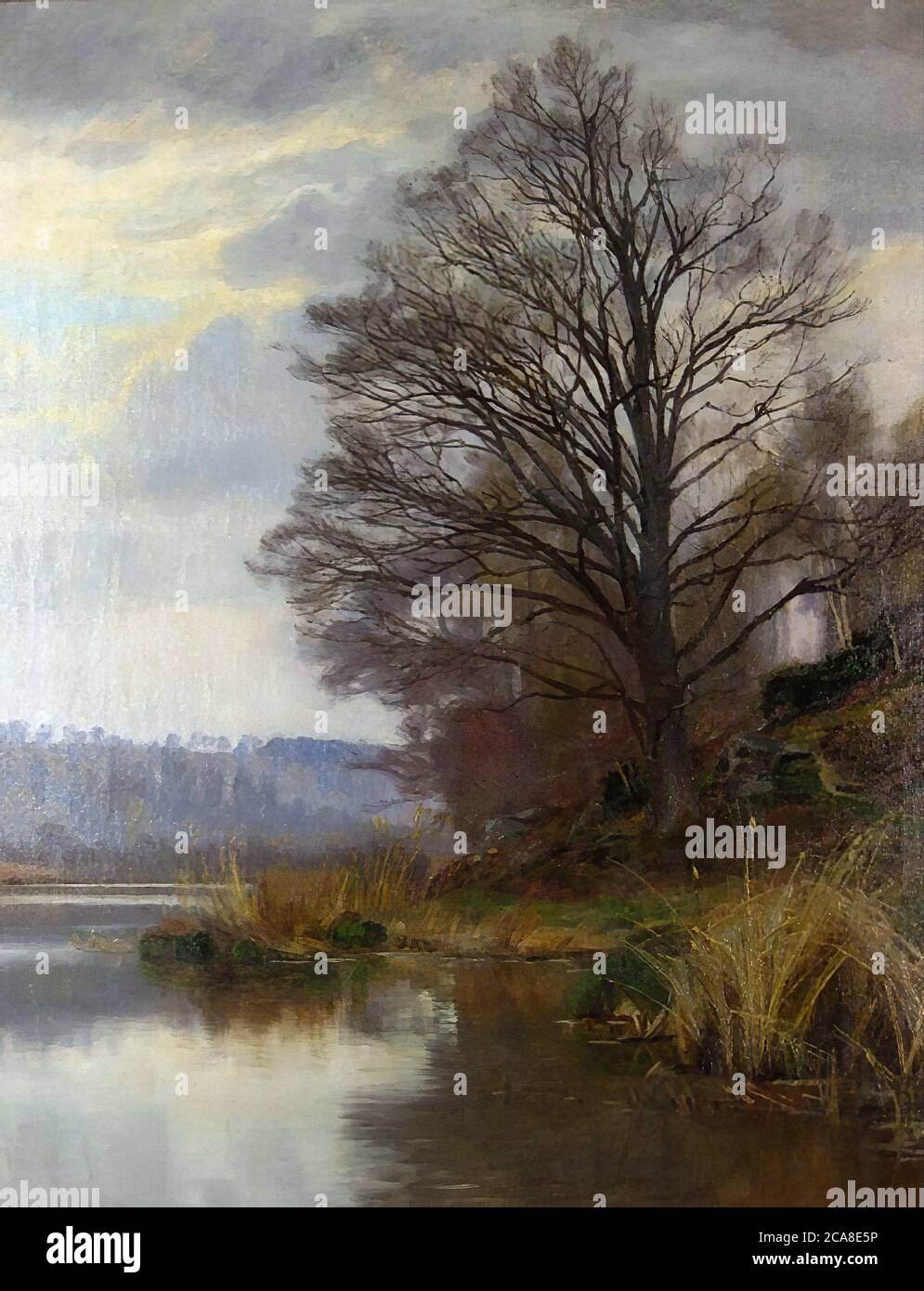 Zacho Christian Peter MÃ¸rch - Riverbank - Danish School - 19th and ...