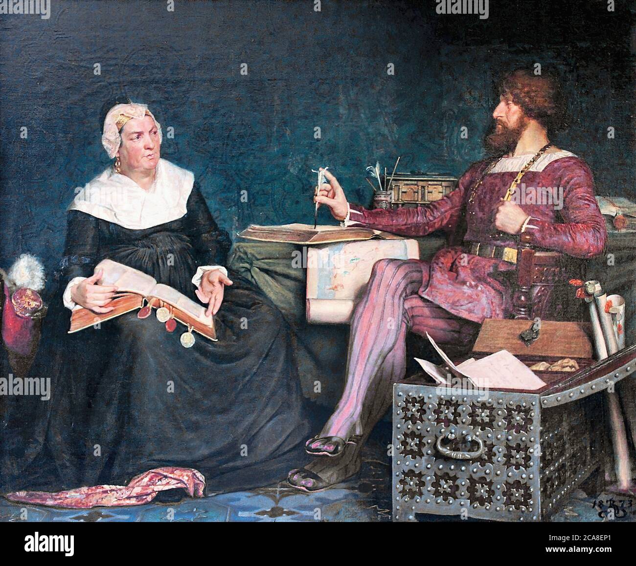 Zahrtmann Kristian - Scene from King Christian II of Denmark - Danish ...