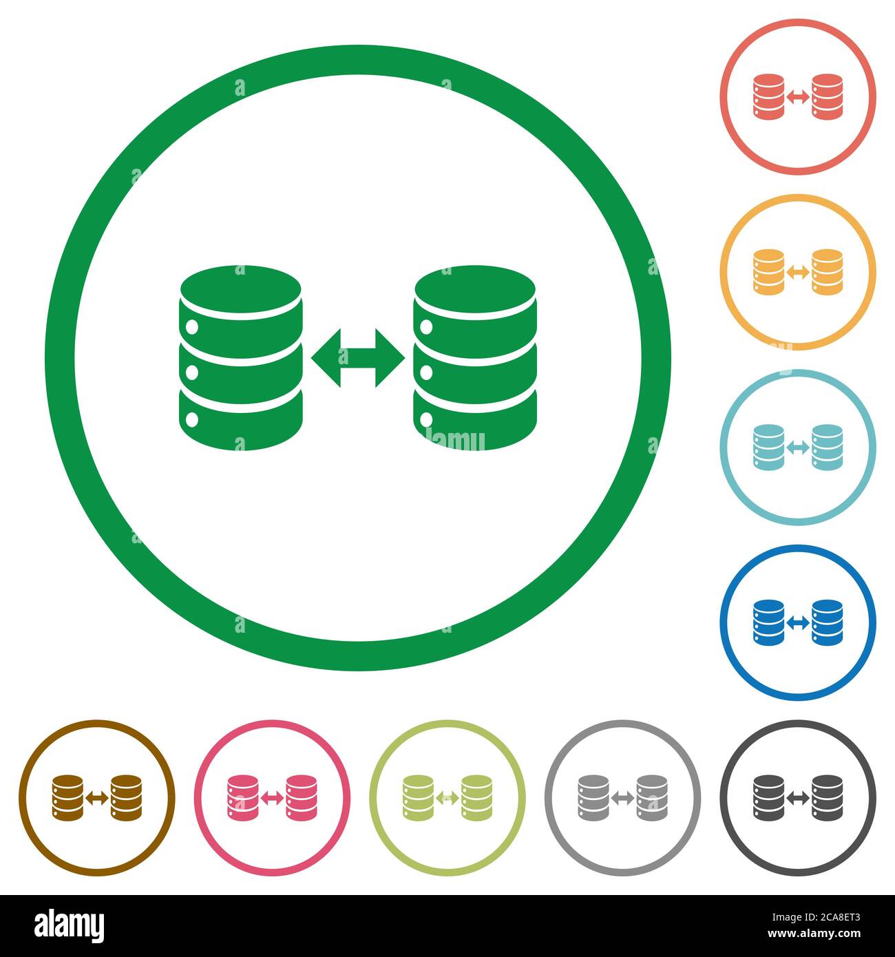 Databases vector vectors hi-res stock photography and images - Alamy